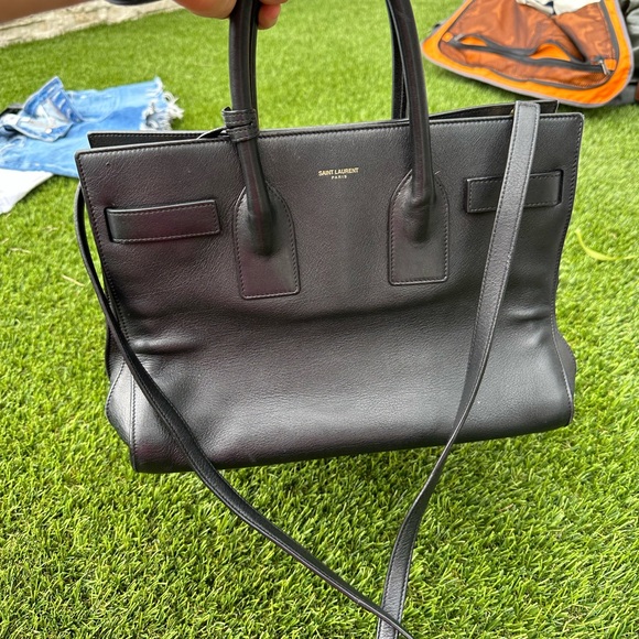 Yves Saint Laurent | Bags | Ysl The Original Sak De Jour Bag Black ...
